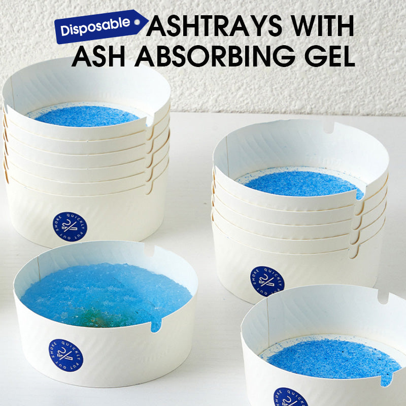 Disposable Ashtrays with Ash Absorbing Gel – soilzen